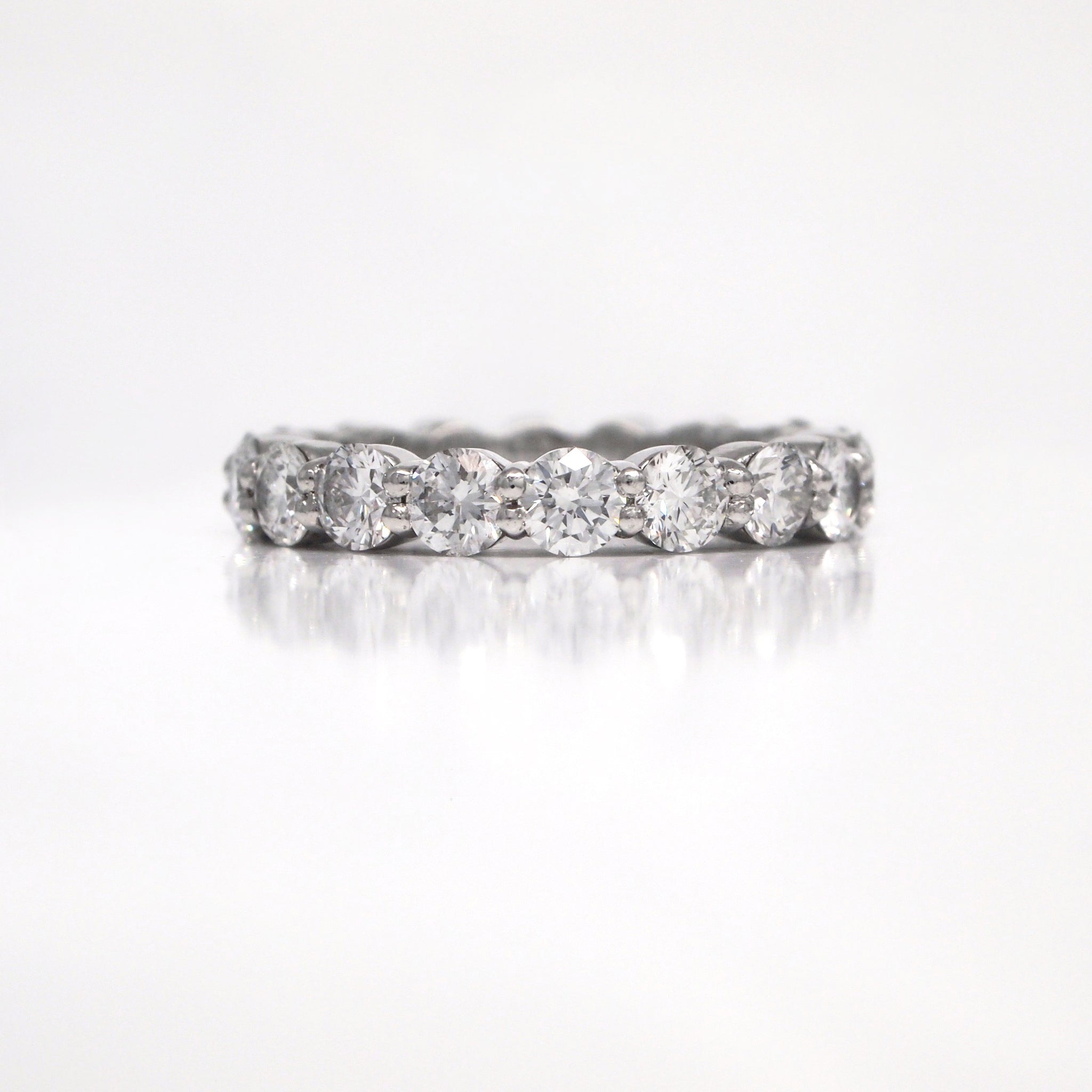 Platinum Diamond Eternity Wedding Band - Judith Arnell Jewelers