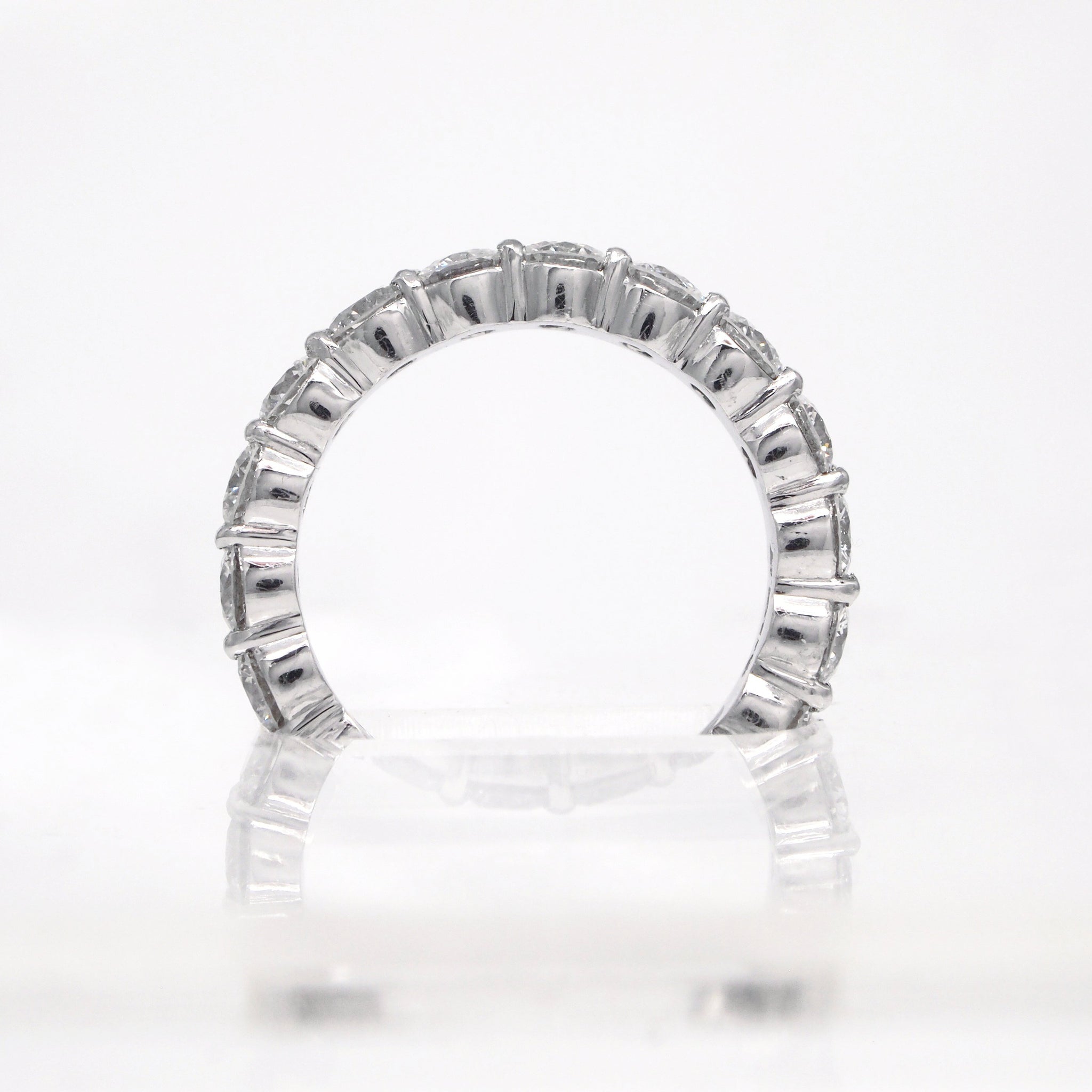 Platinum Diamond Eternity Wedding Band - Judith Arnell Jewelers