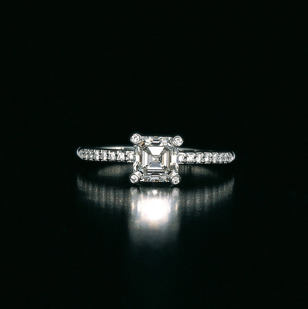 Platinum Rosebud Diamond Engagement Ring | Judith Arnell - Judith ...