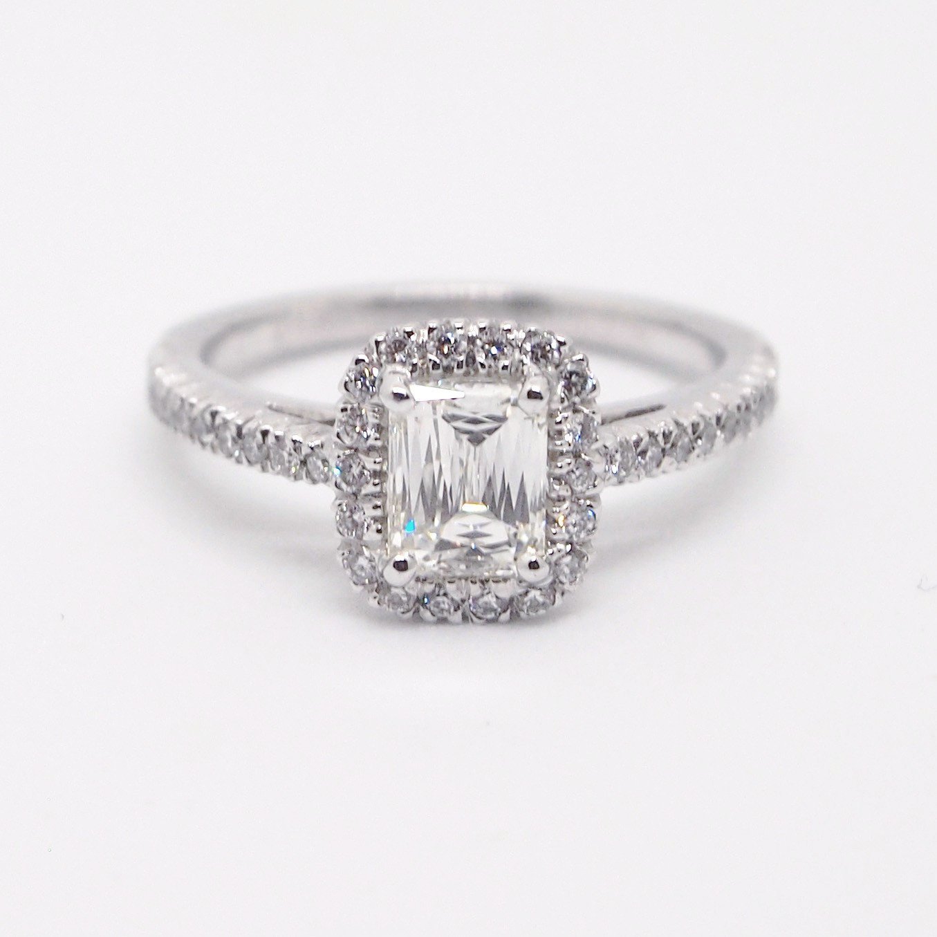 Platinum CrissCut Diamond Engagement Ring | Judith Arnell - Judith ...